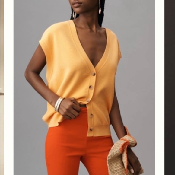 Maeve | Tops | Maeve At Anthropologie Slouchy Cardigan Vest Still In ...